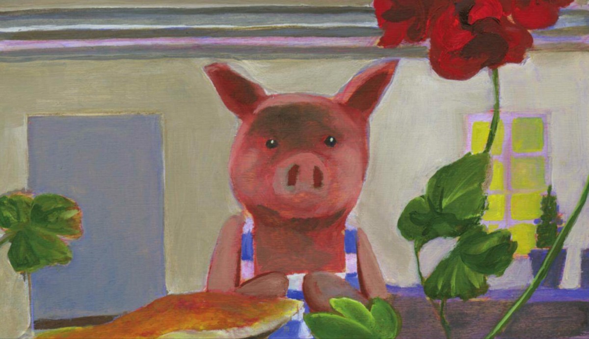 Piggy And Plants (Allison Remy Hall) – The Baby Bookworm