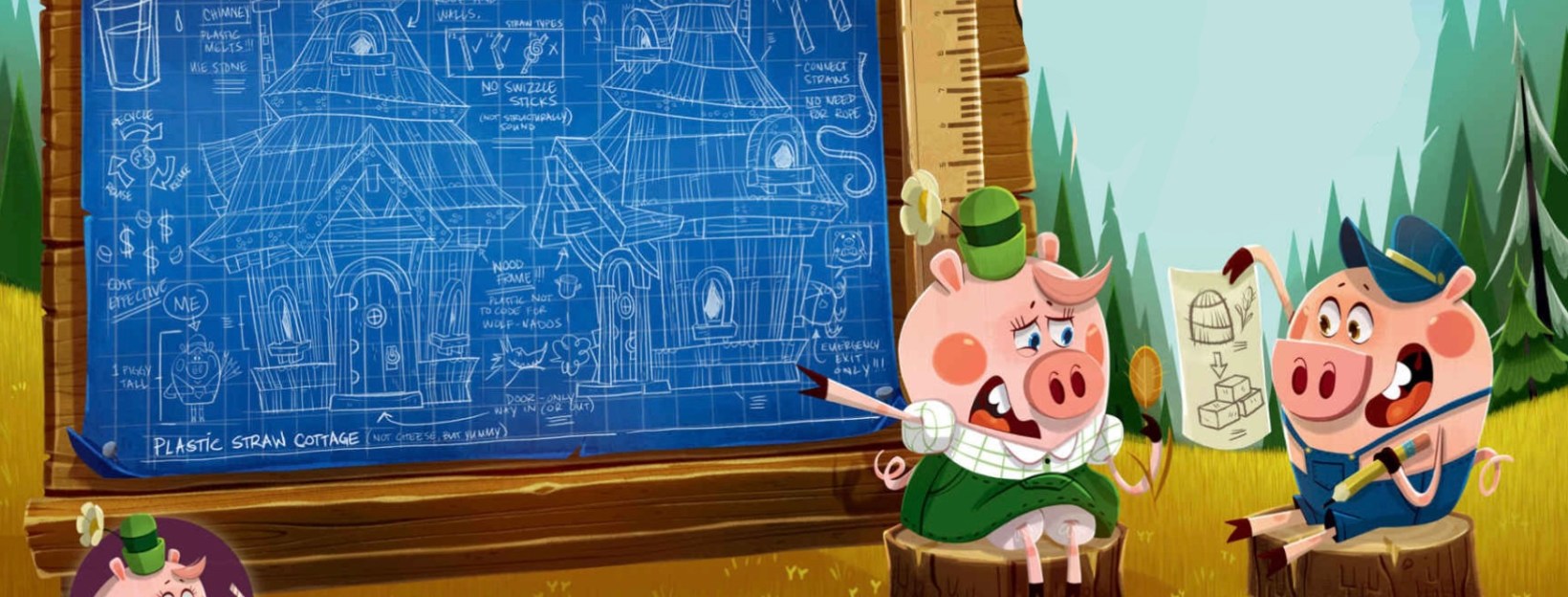 It’s Not the Three Little Pigs (Josh Funk) – The Baby Bookworm