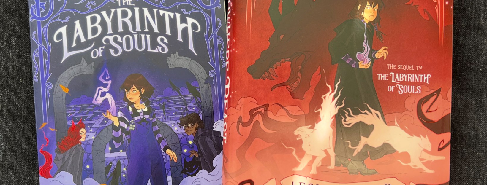 THE LABYRINTH OF SOULS & THE NOWHERE BEAST (Leslie Vedder, illus. by ...